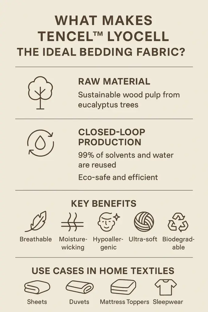 TENCEL™ Lyocell Fabric: The Ultimate Eco-Friendly Choice for Bedding